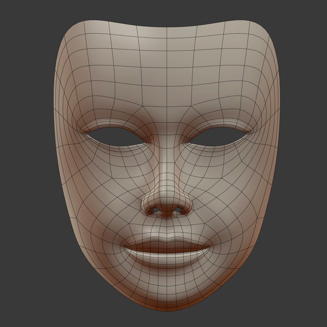 Neutral Mask 3D Model - TurboSquid 1352984