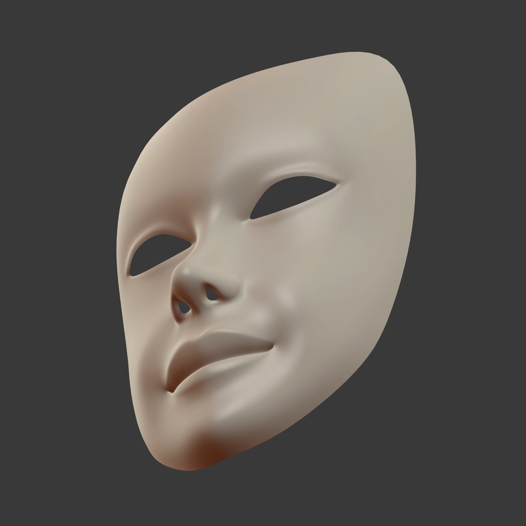 Neutral Mask 3D Model - TurboSquid 1352984