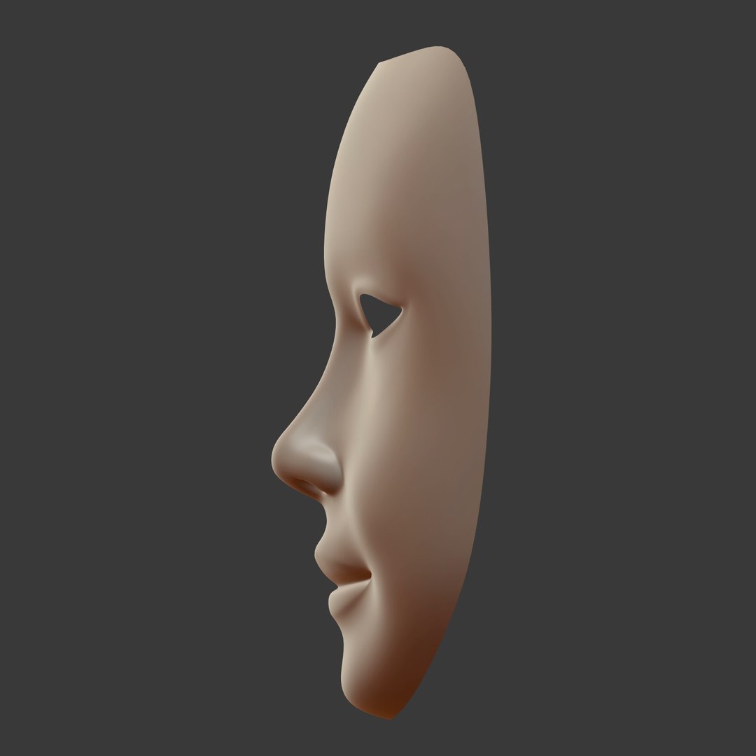 Neutral Mask 3D Model - TurboSquid 1352984