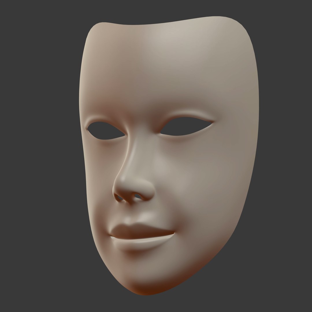 Neutral Mask 3D Model - TurboSquid 1352984