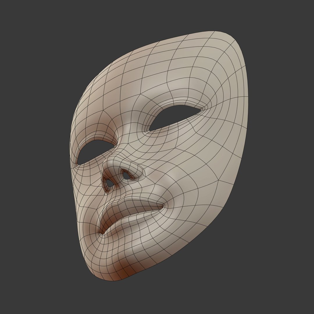 Neutral Mask 3D Model - TurboSquid 1352984