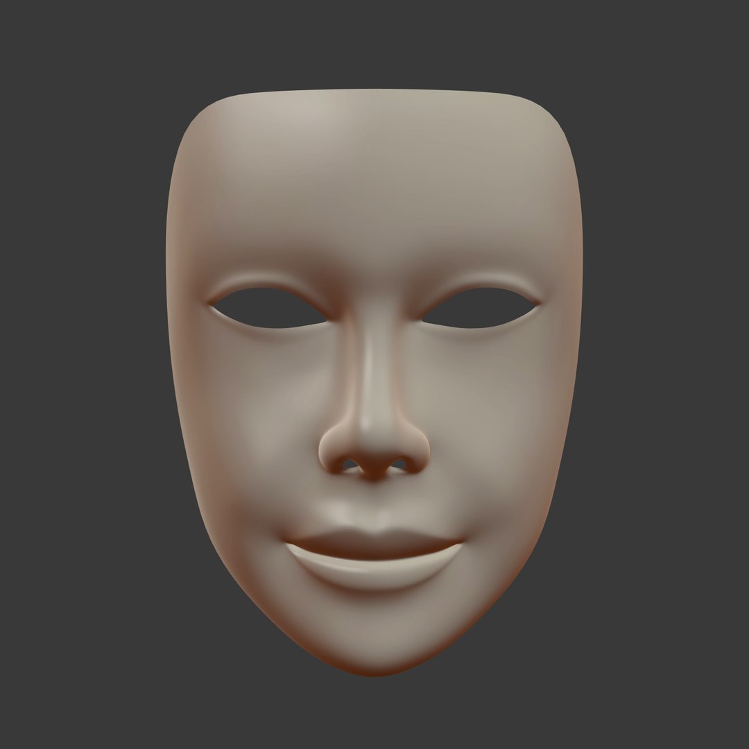 Neutral Mask 3D Model - TurboSquid 1352984