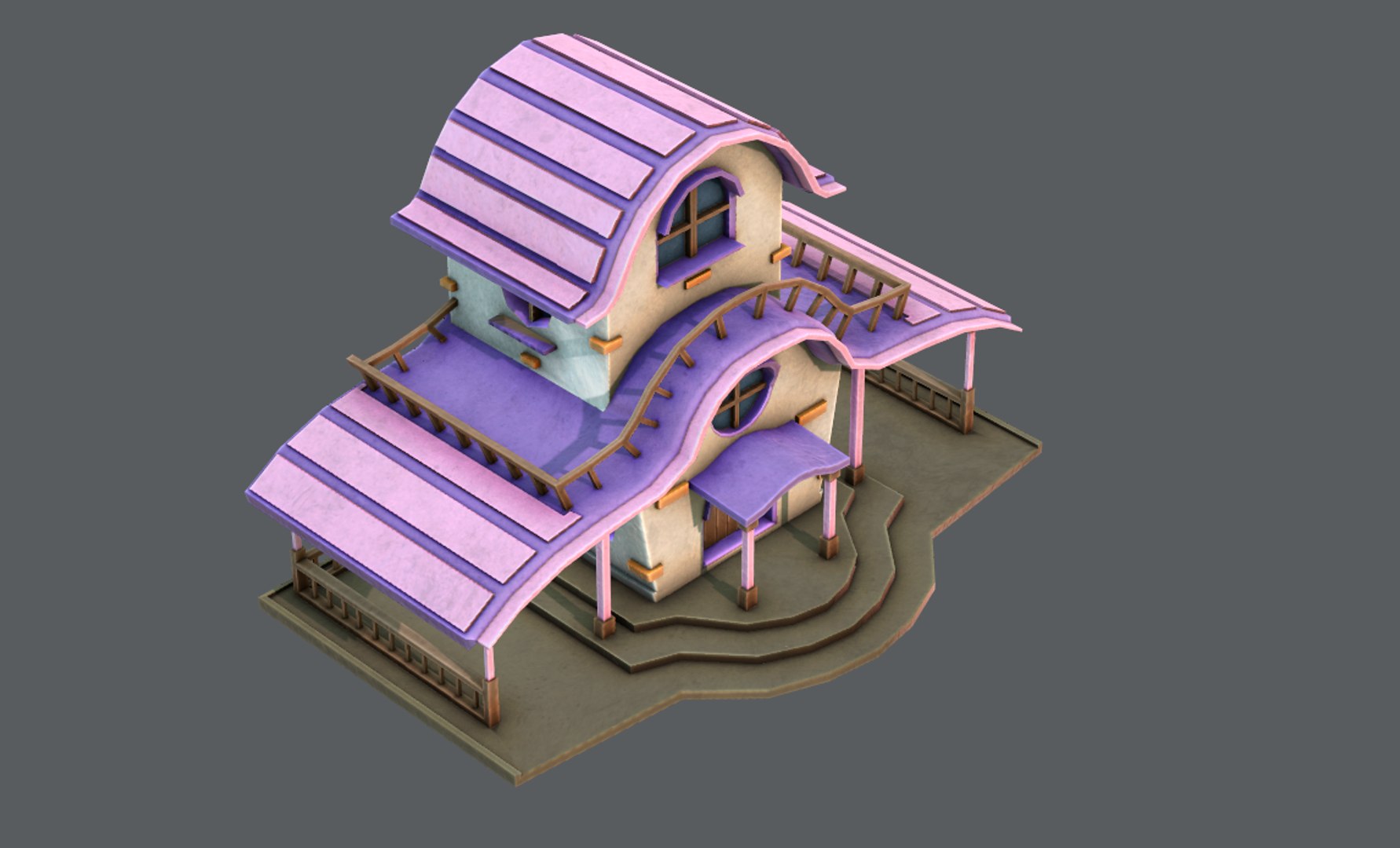 3D model house cartoon v01 - TurboSquid 1326202