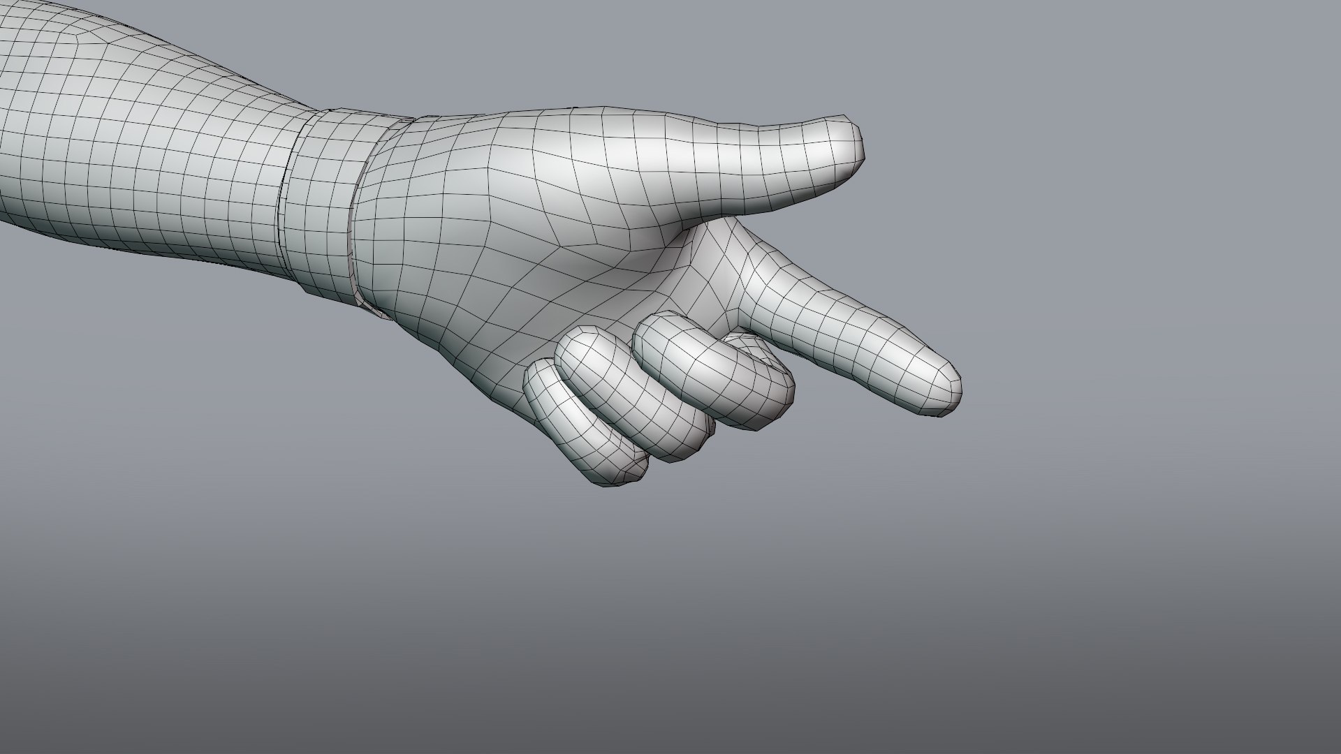 FPS hand glove tactical 05 3D model - TurboSquid 1827800