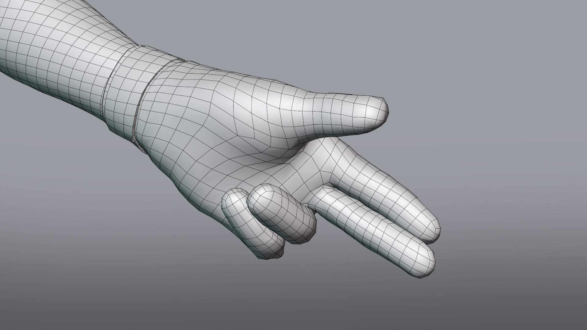 FPS hand glove tactical 05 3D model - TurboSquid 1827800