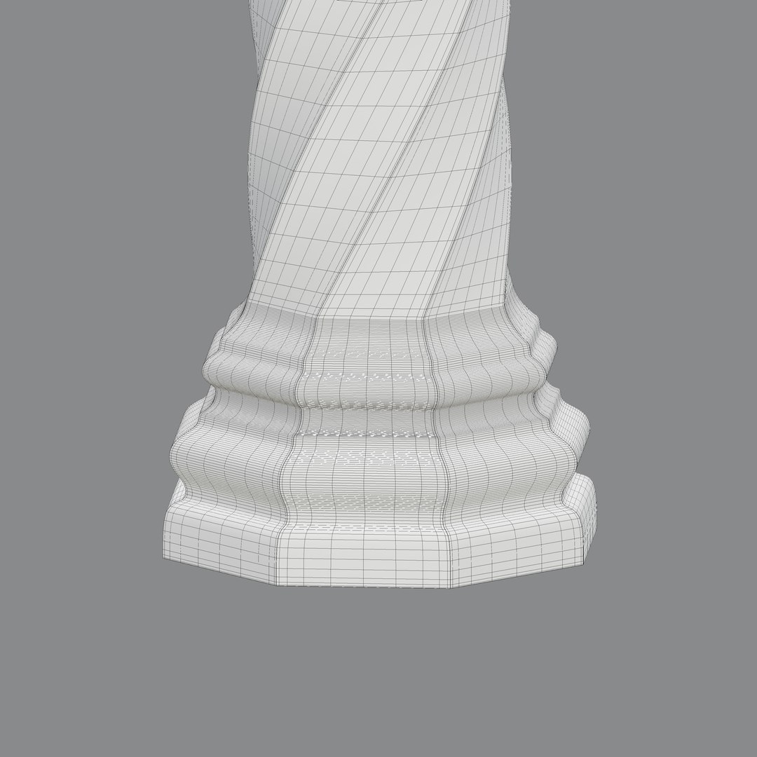 3D column marble model - TurboSquid 1478908