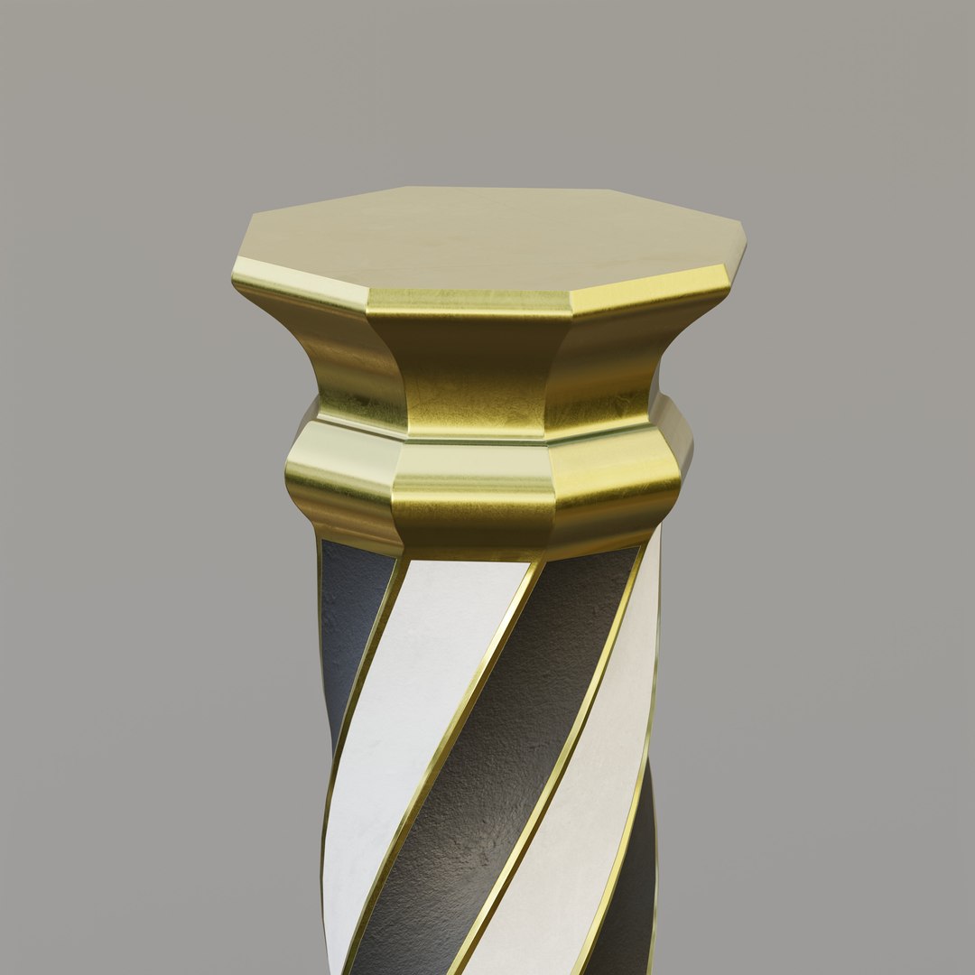 3D column marble model - TurboSquid 1478908