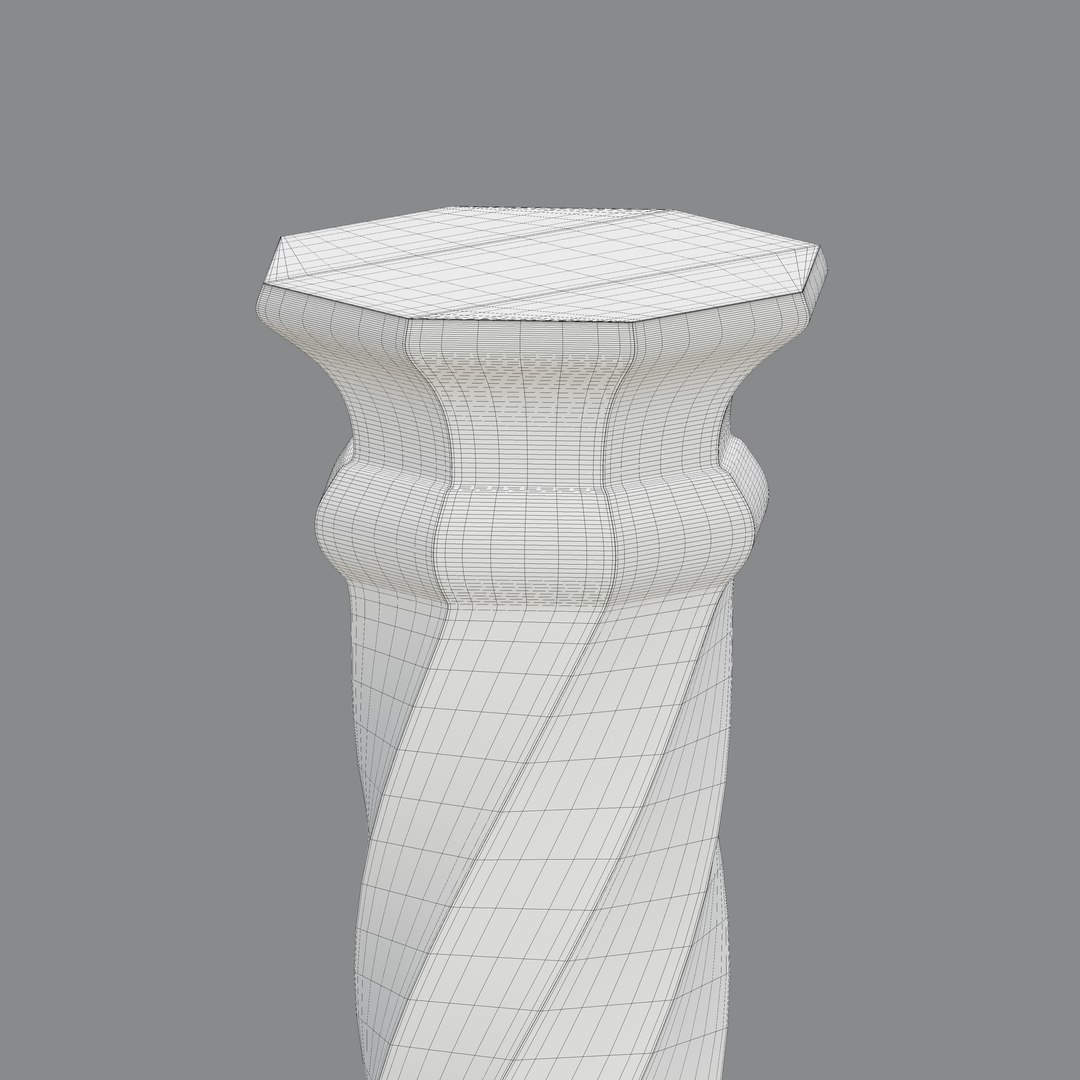 3D column marble model - TurboSquid 1478908