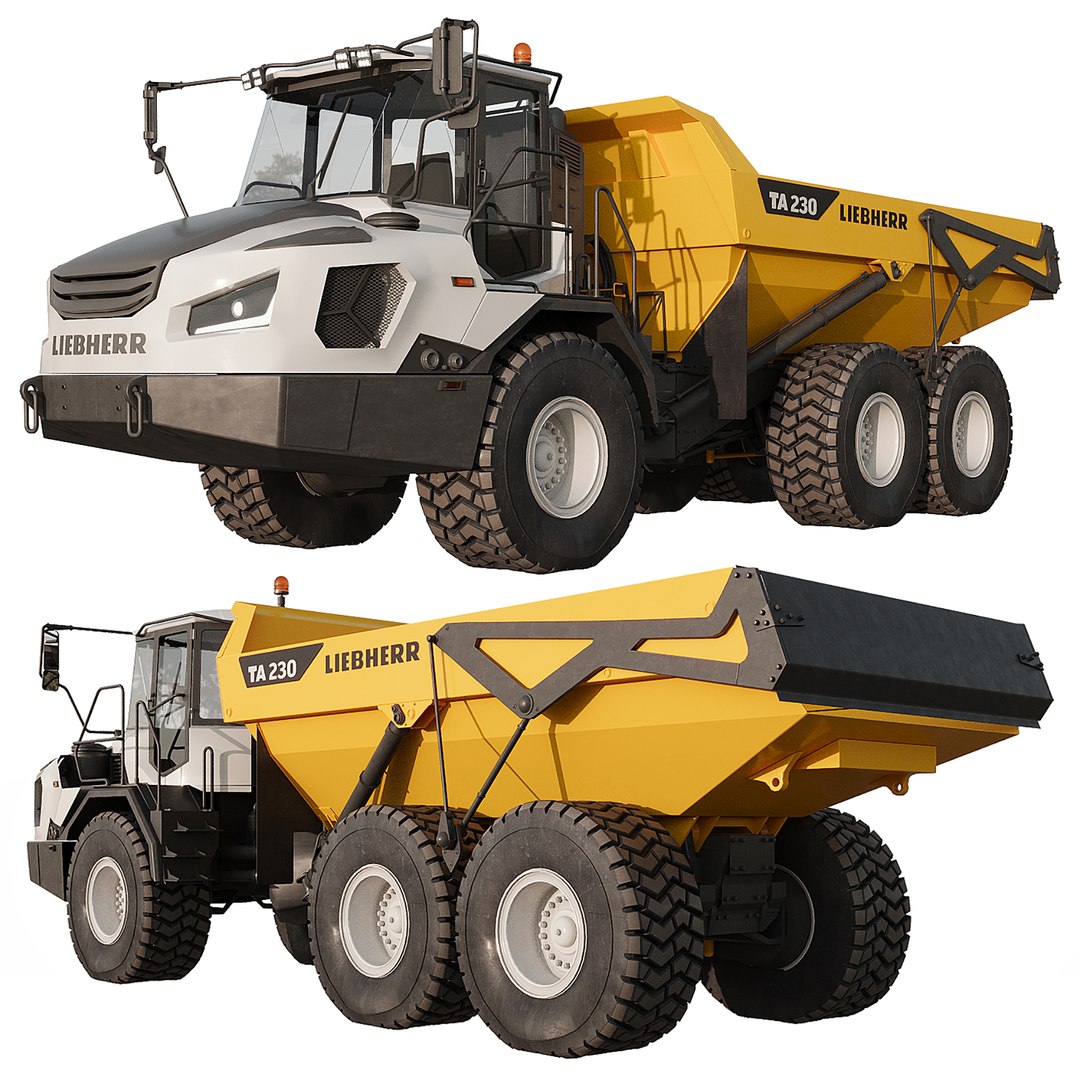 3D LIEBHERR MINING SET COLLECTION - TurboSquid 2204753