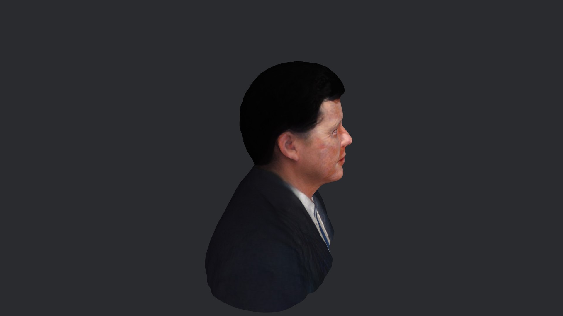 John F Kennedy- Realistic Bust Head Ready 3d Model 3D Model ...