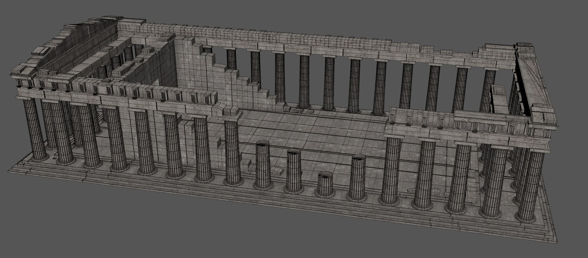 3D Parthenon Model - TurboSquid 2426286