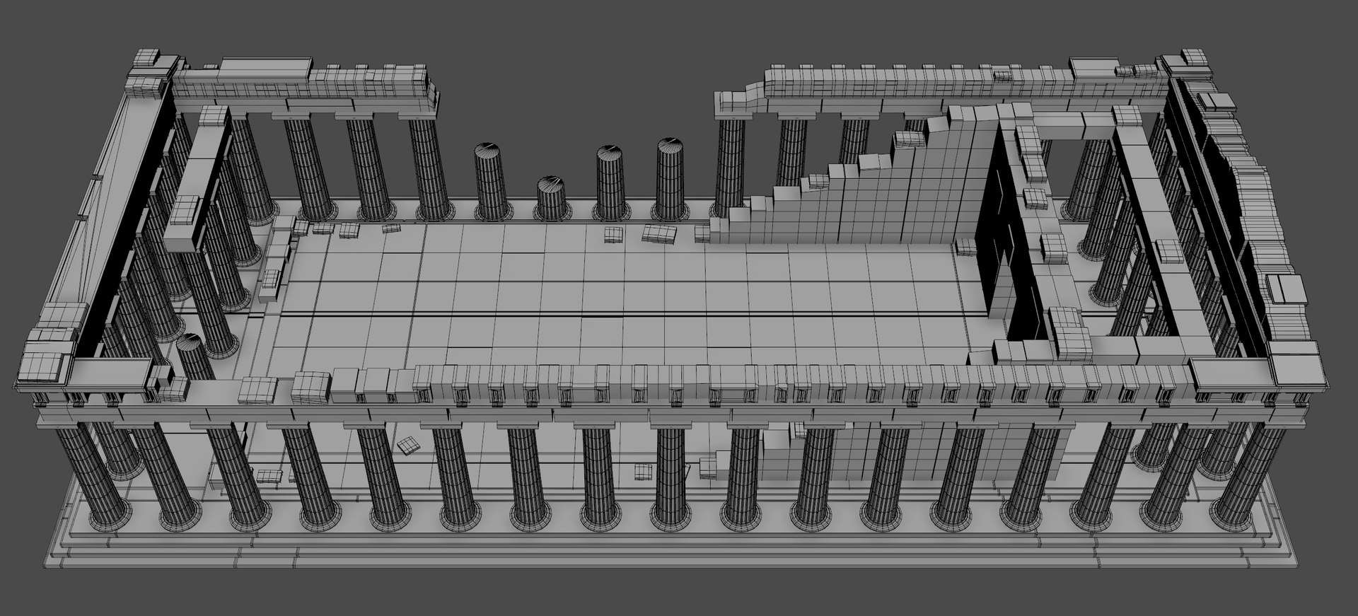 3D Parthenon Model - TurboSquid 2426286