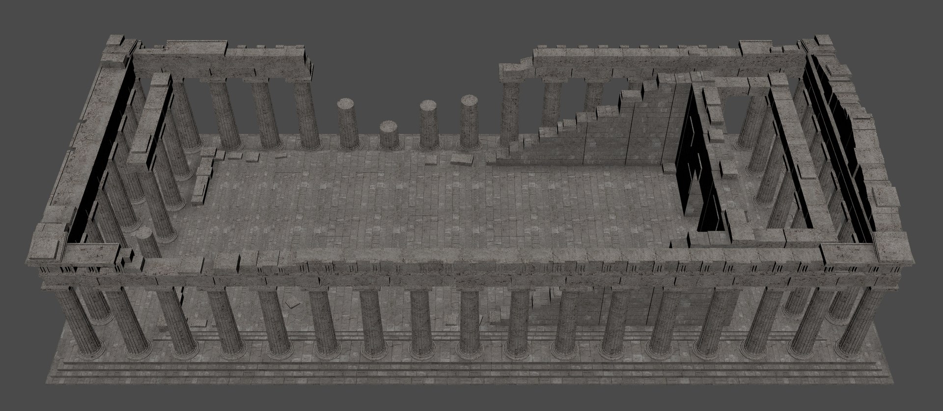 3D Parthenon Model - TurboSquid 2426286