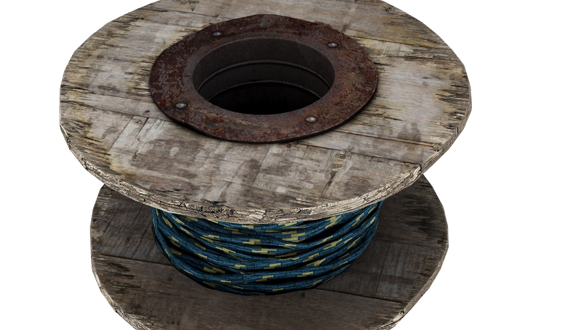 3D Model Rope Roll 02 - TurboSquid 1721508