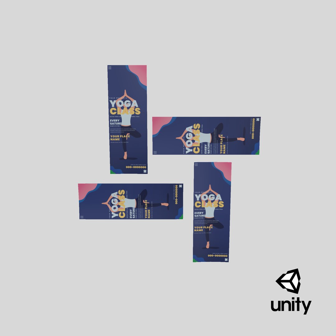 3D Flyer Design Model - TurboSquid 1506539