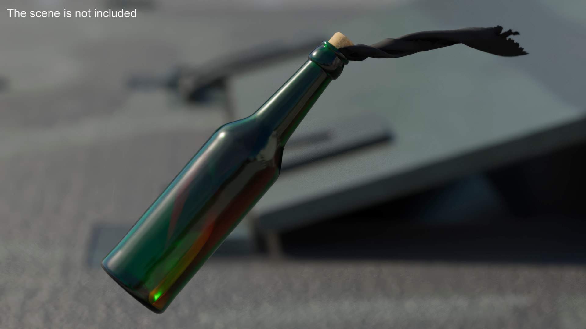 Incendiary Bottle Flying Fur 3D Model - TurboSquid 2233785