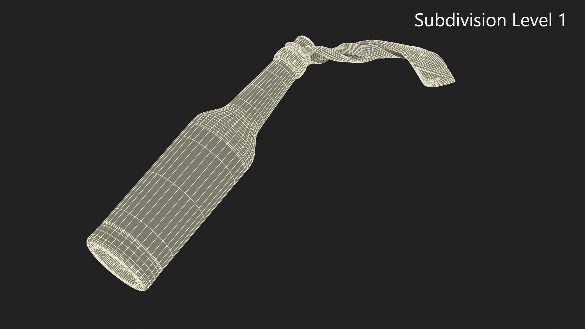 Incendiary Bottle Flying Fur 3D Model - TurboSquid 2233785