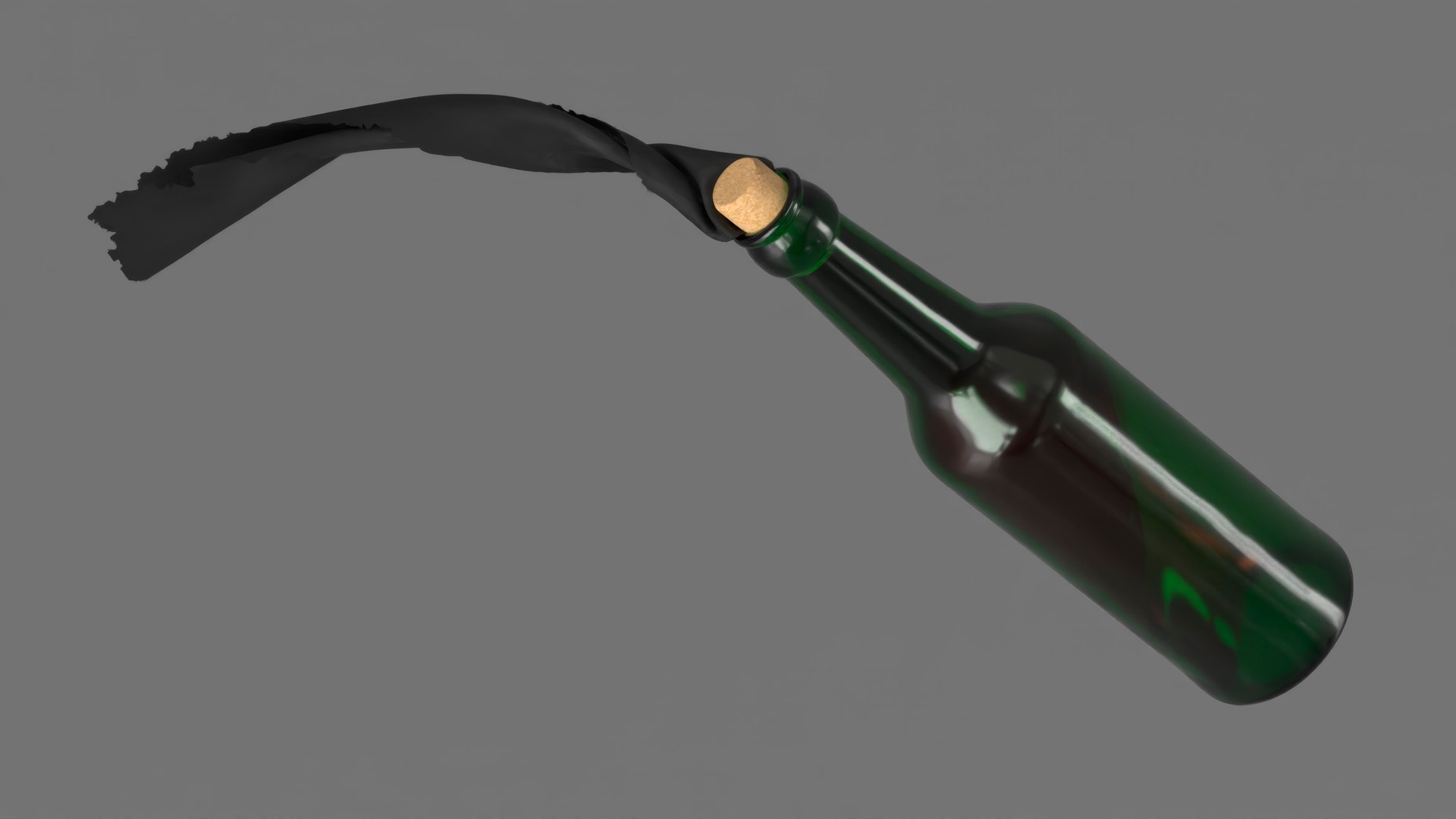 Incendiary Bottle Flying Fur 3D Model - TurboSquid 2233785