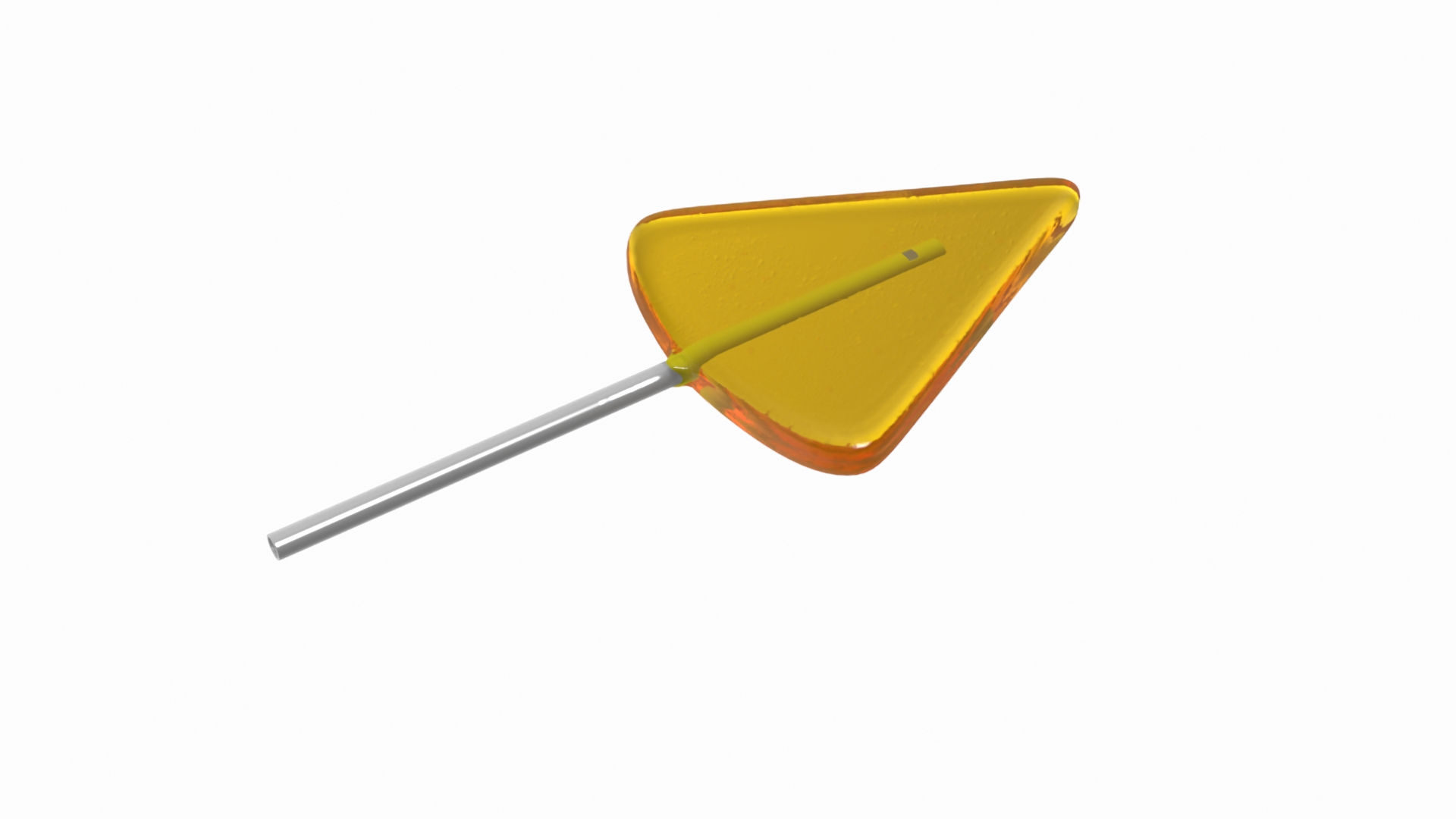 3D Triangle Form Yellow Lollipop For 3D Print Model - TurboSquid 2256868