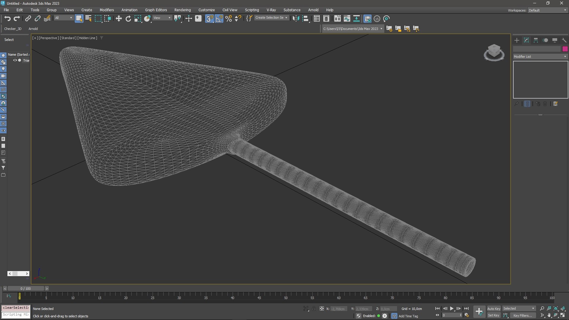 3D Triangle Form Yellow Lollipop For 3D Print Model - TurboSquid 2256868