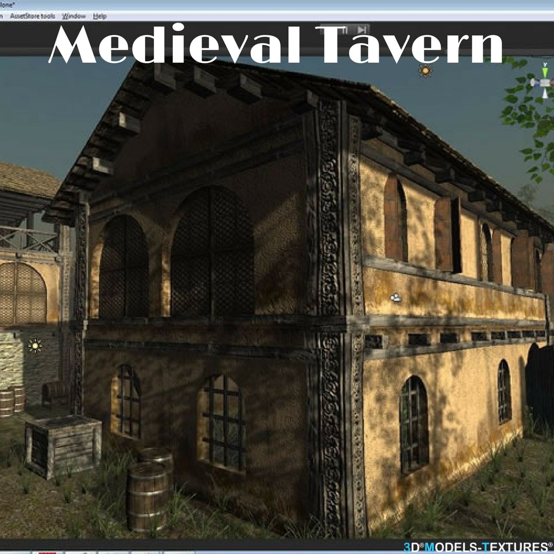 Medieval Tavern Model - TurboSquid 1214847
