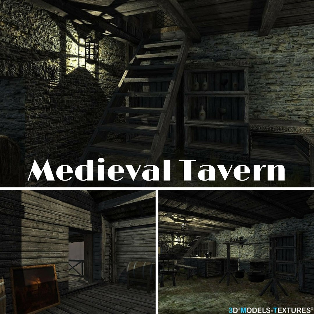 Medieval Tavern Model - TurboSquid 1214847