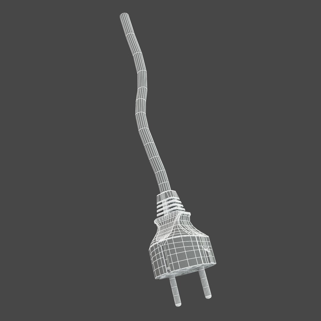 3D power plug - TurboSquid 1157538