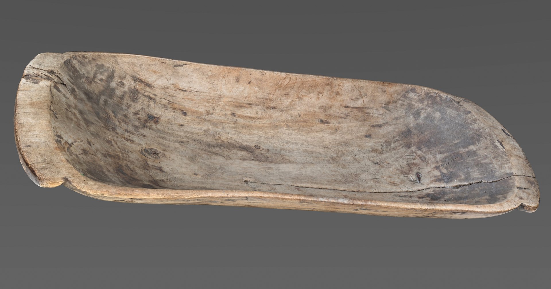 3D Old wooden trough model - TurboSquid 2119325