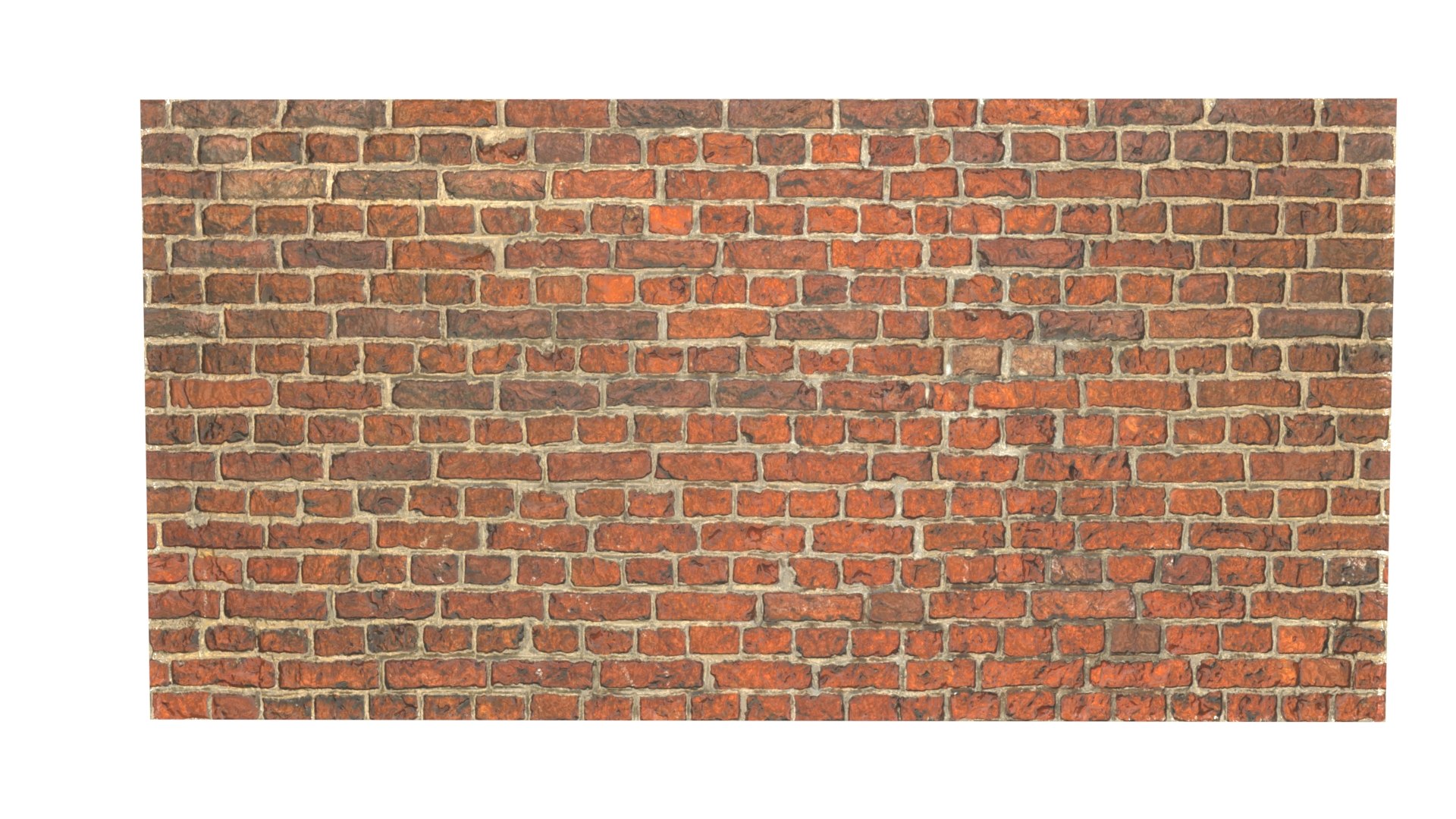 Red Brick Wall 3D - TurboSquid 2150942
