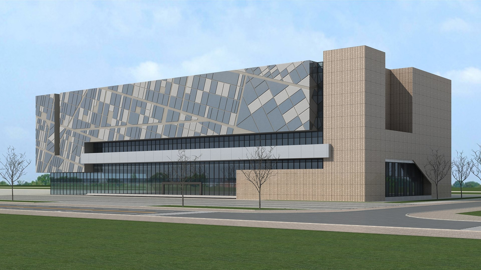 Modern Building 34 Model - TurboSquid 1735071