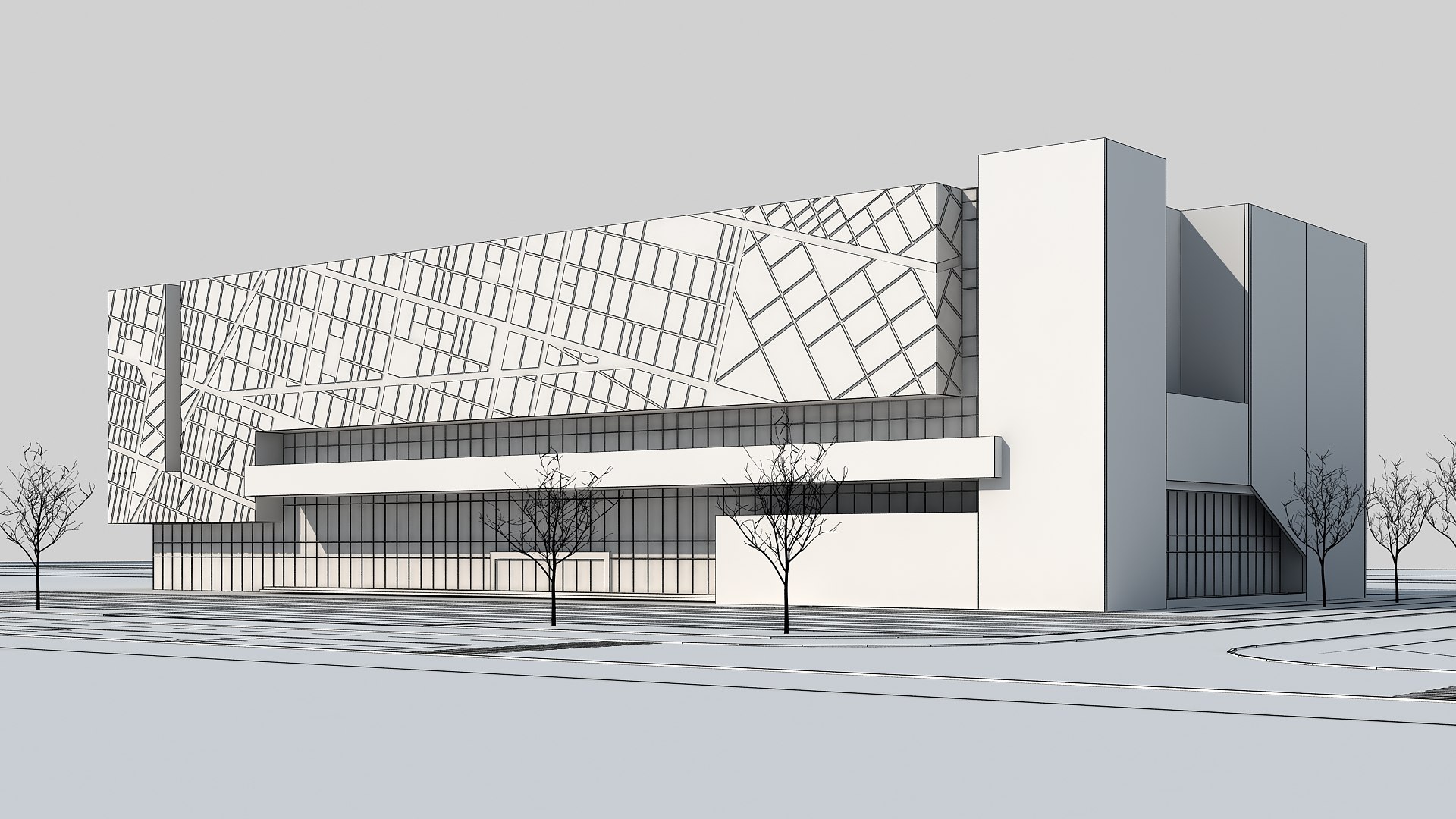 Modern Building 34 Model - TurboSquid 1735071