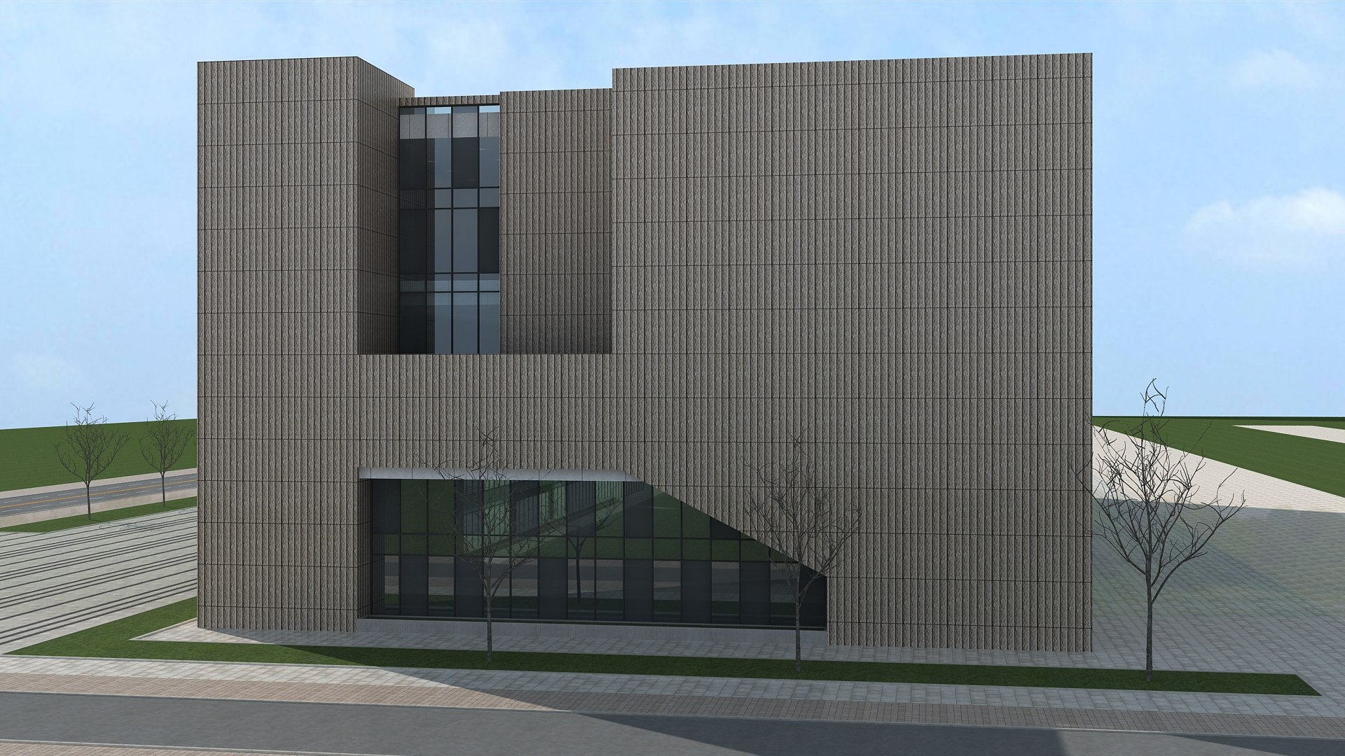 Modern Building 34 Model - TurboSquid 1735071