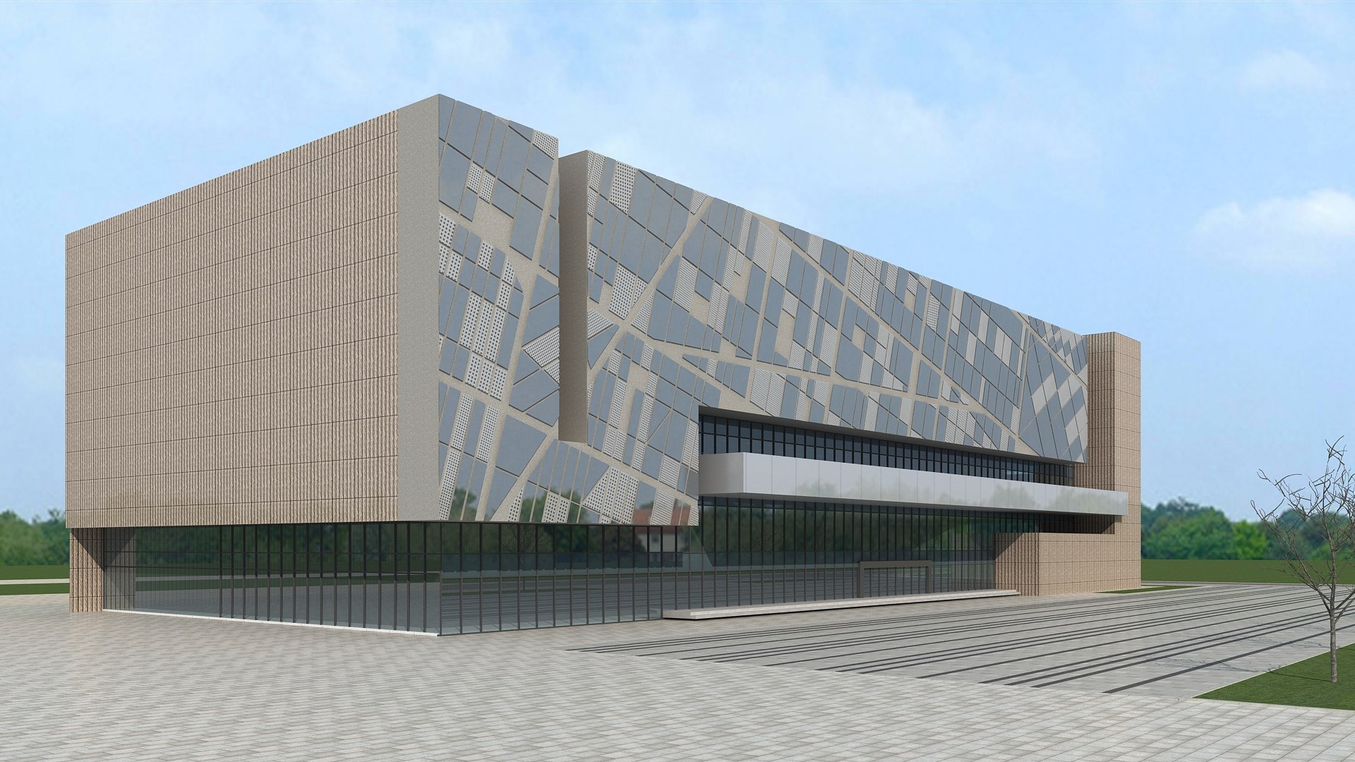 Modern Building 34 Model - TurboSquid 1735071