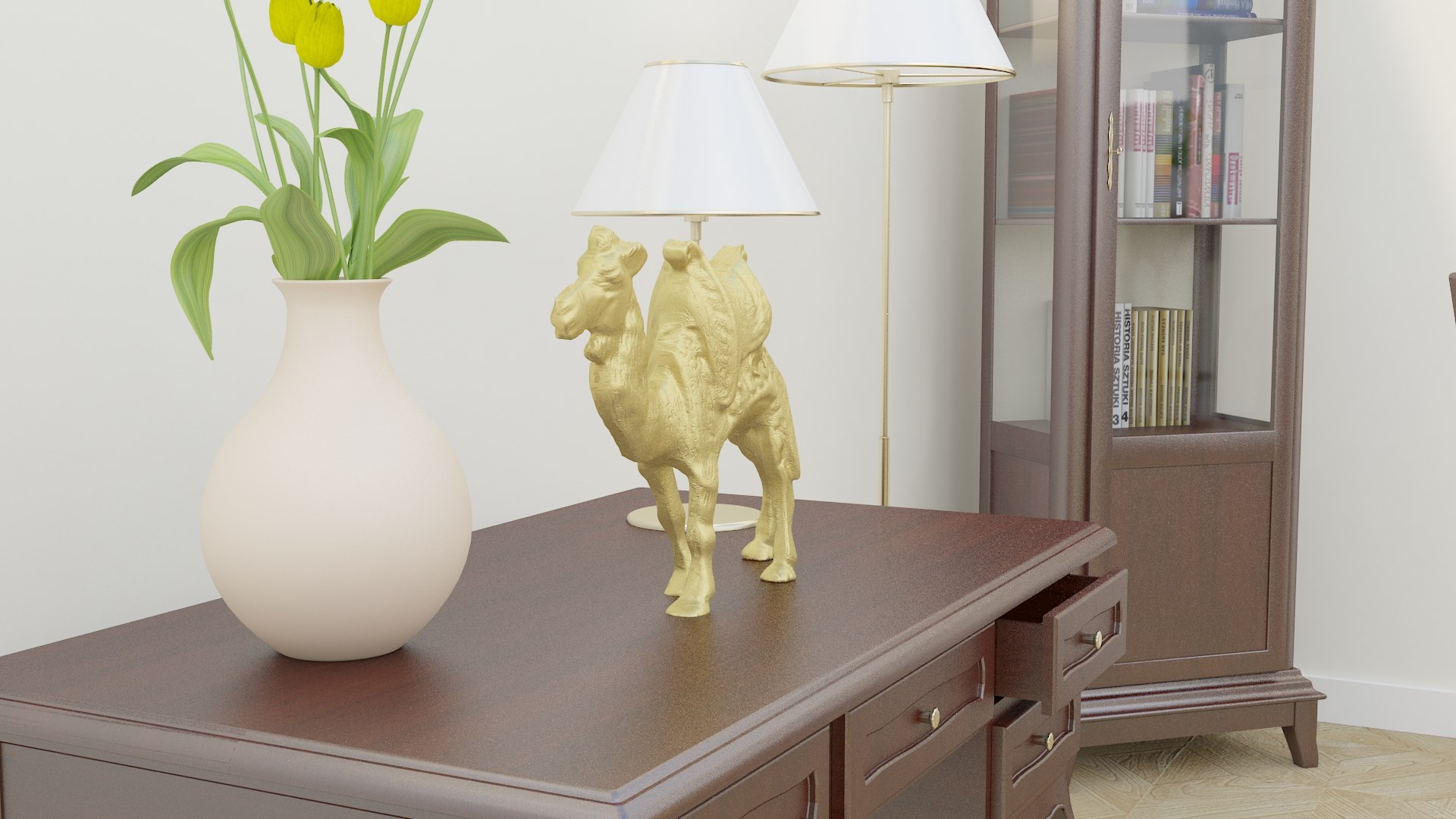 Camel Golden Statue 3D - TurboSquid 2168621
