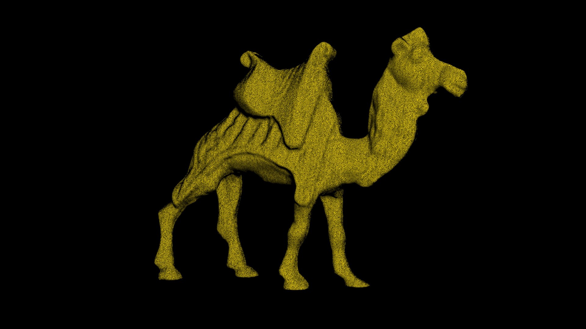 Camel Golden Statue 3D - TurboSquid 2168621