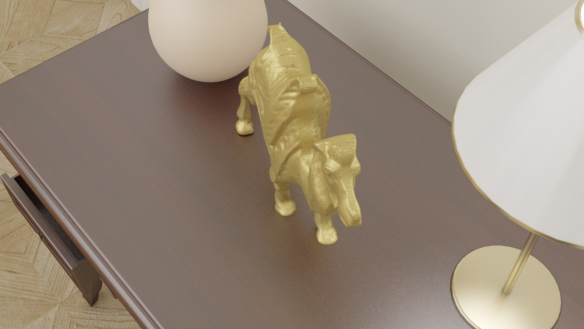 Camel Golden Statue 3D - TurboSquid 2168621