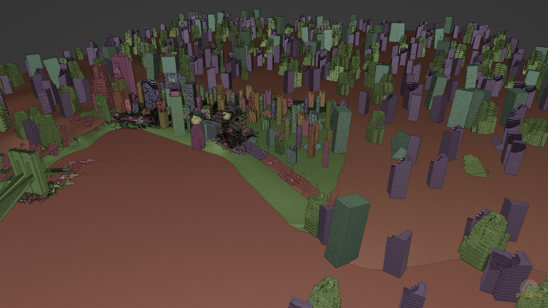 3D Decaying Metropolis A Post-Apocalyptic New York City model ...