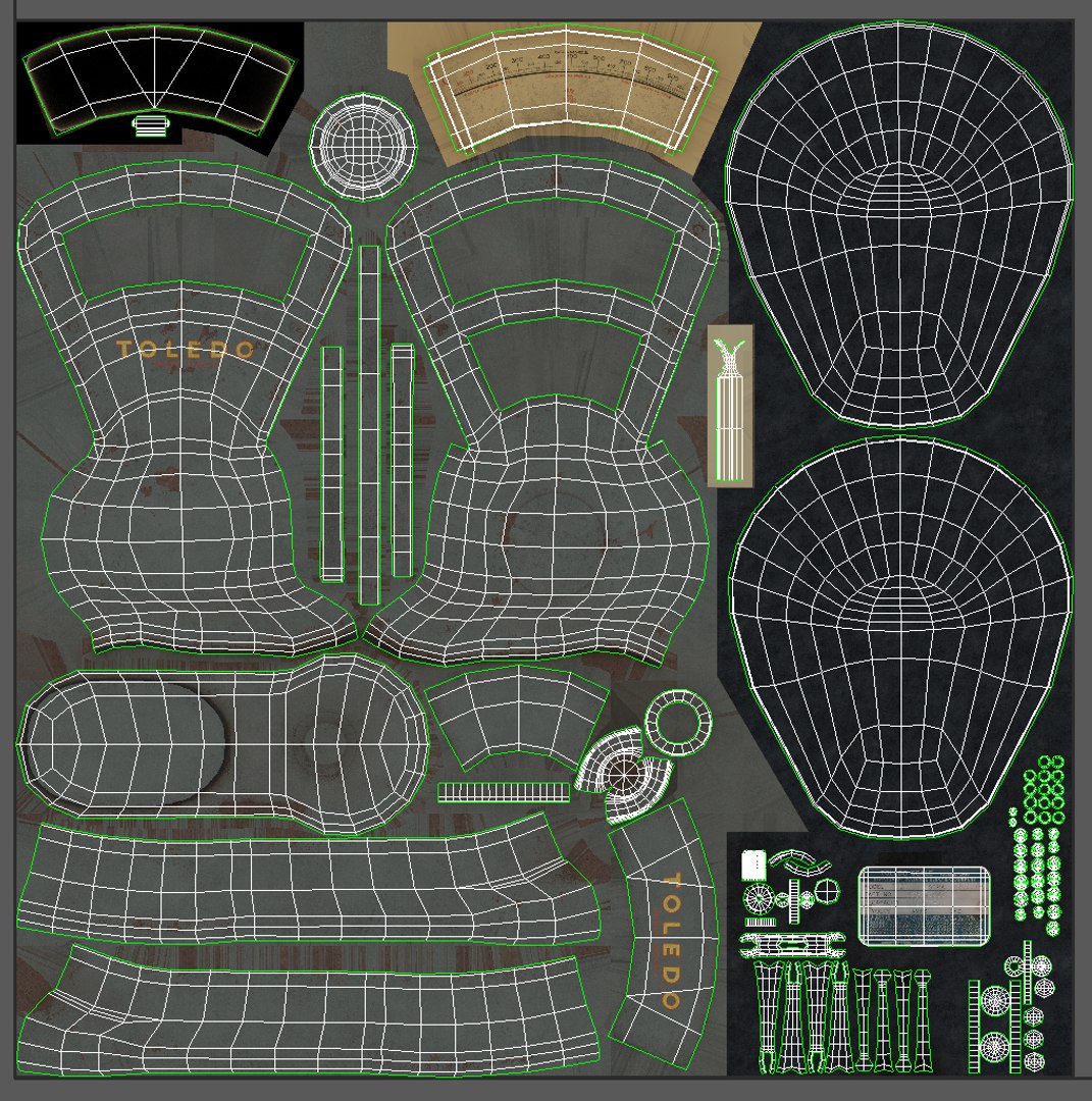 3d Model Scale Vintage