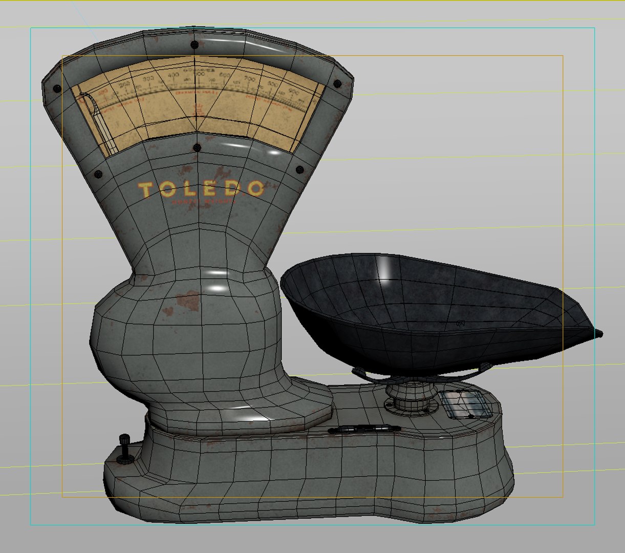 3d Model Scale Vintage