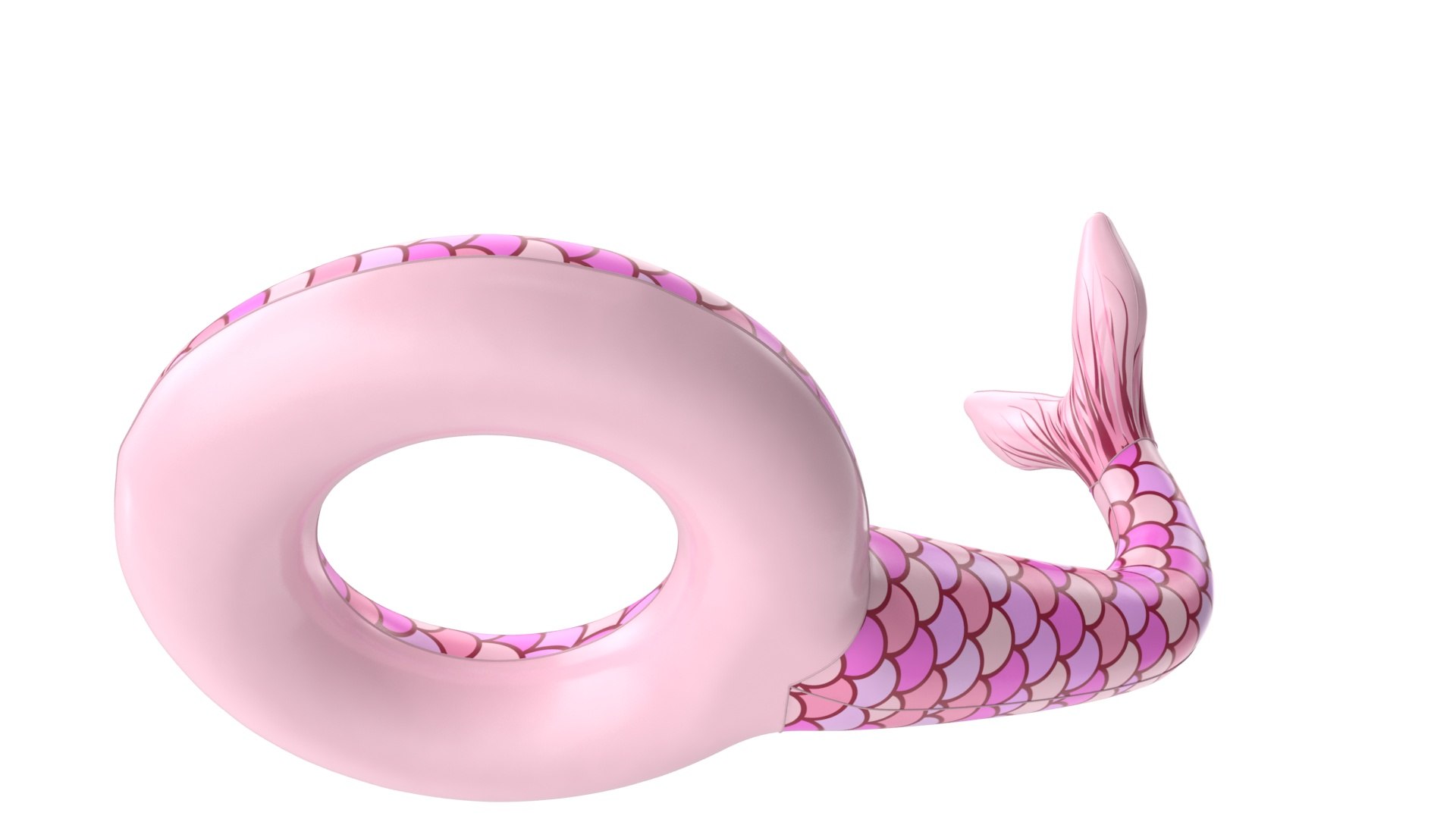 Pink and Red Giant Mermaid Tail Pool Float 3D model - TurboSquid 1754196