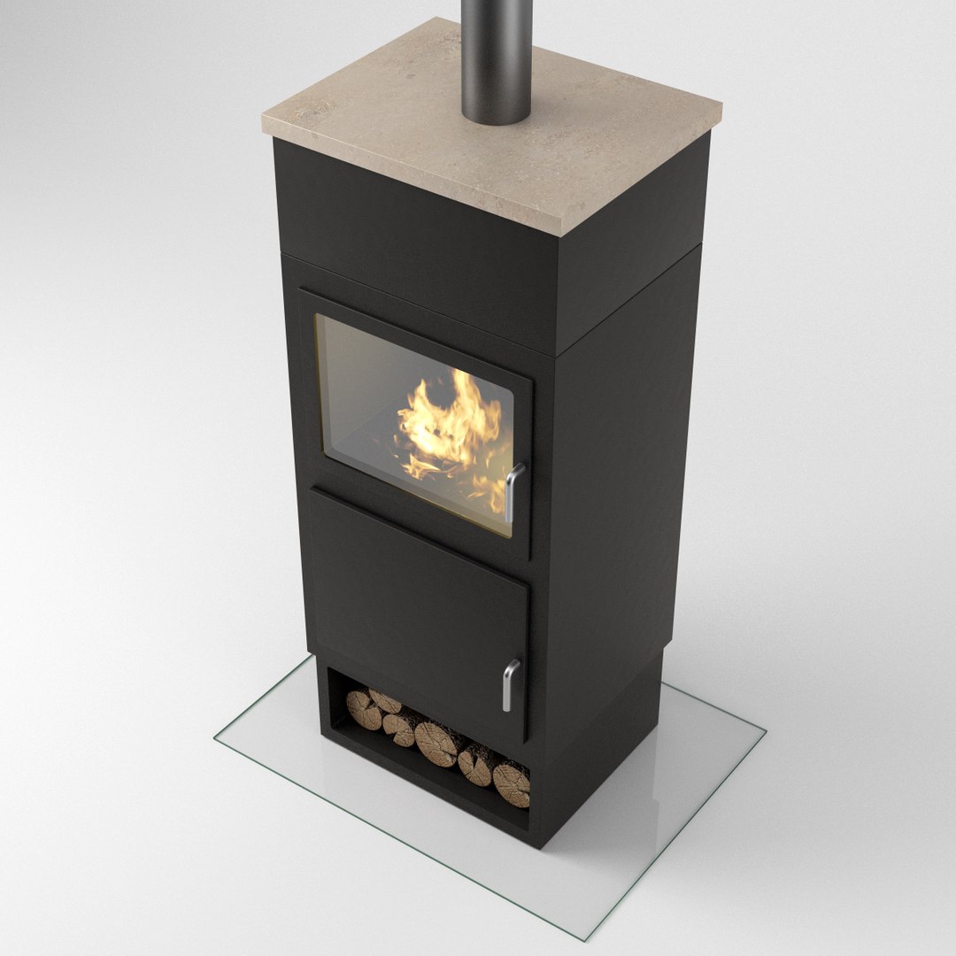 3D Cast Iron Wood Stove - TurboSquid 1452127