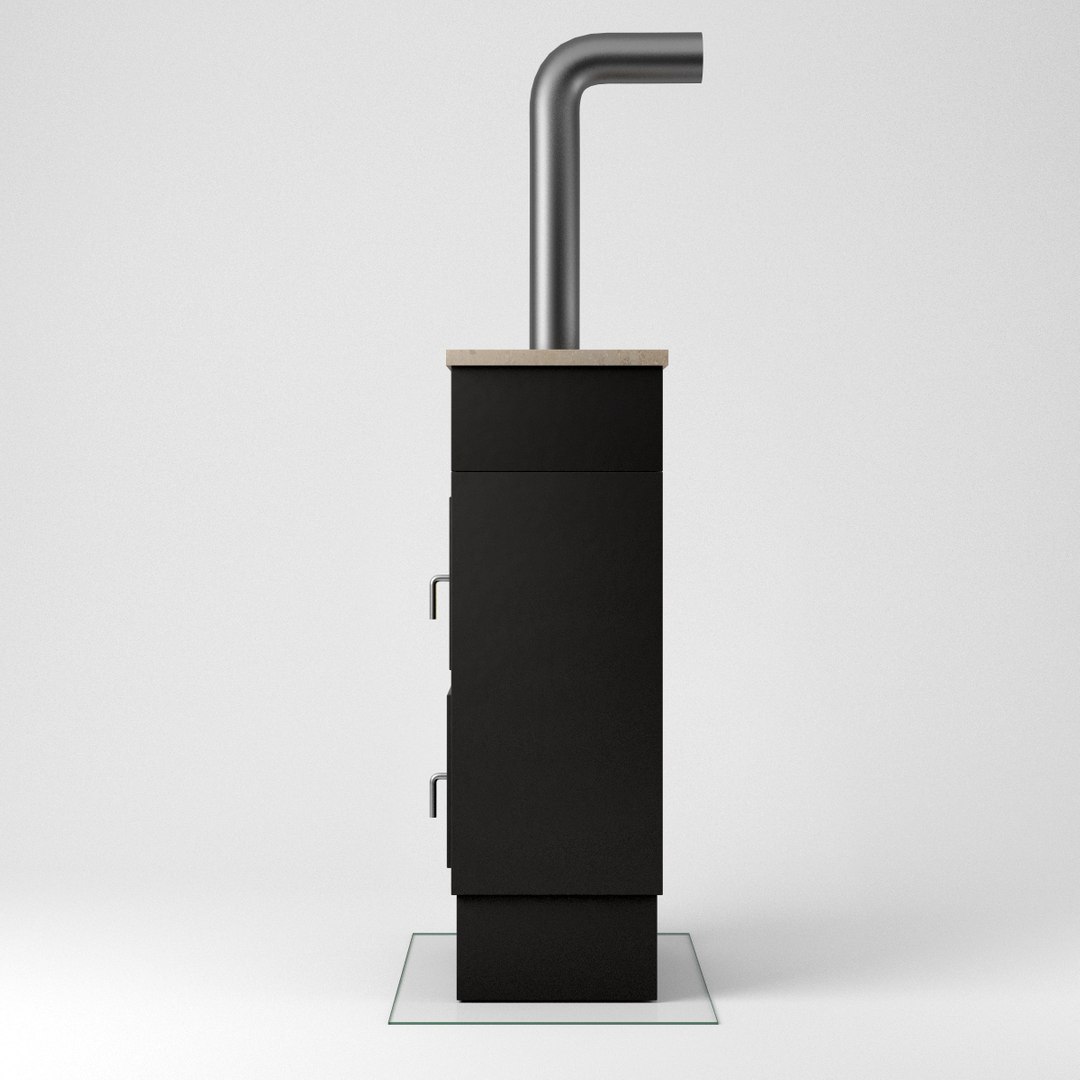 3D Cast Iron Wood Stove - TurboSquid 1452127