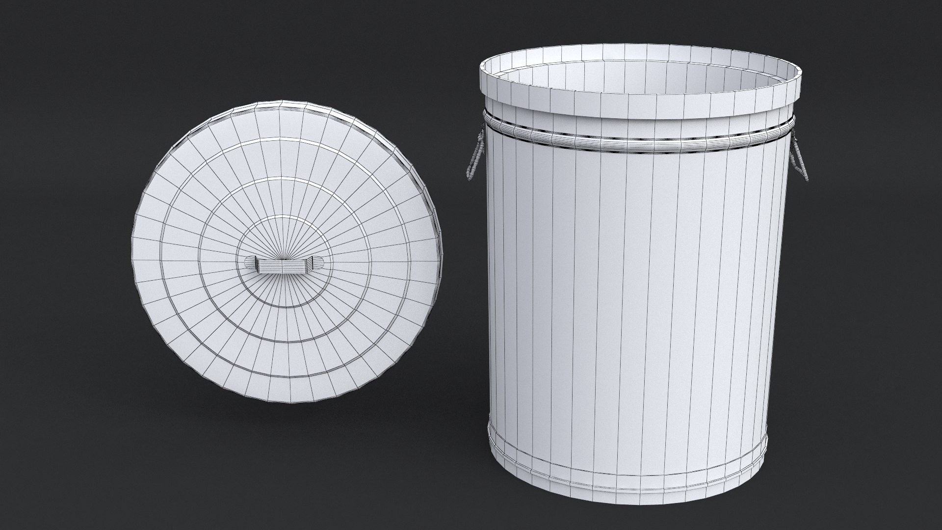 Trash Can Rusted PBR 3D Model - TurboSquid 2096126