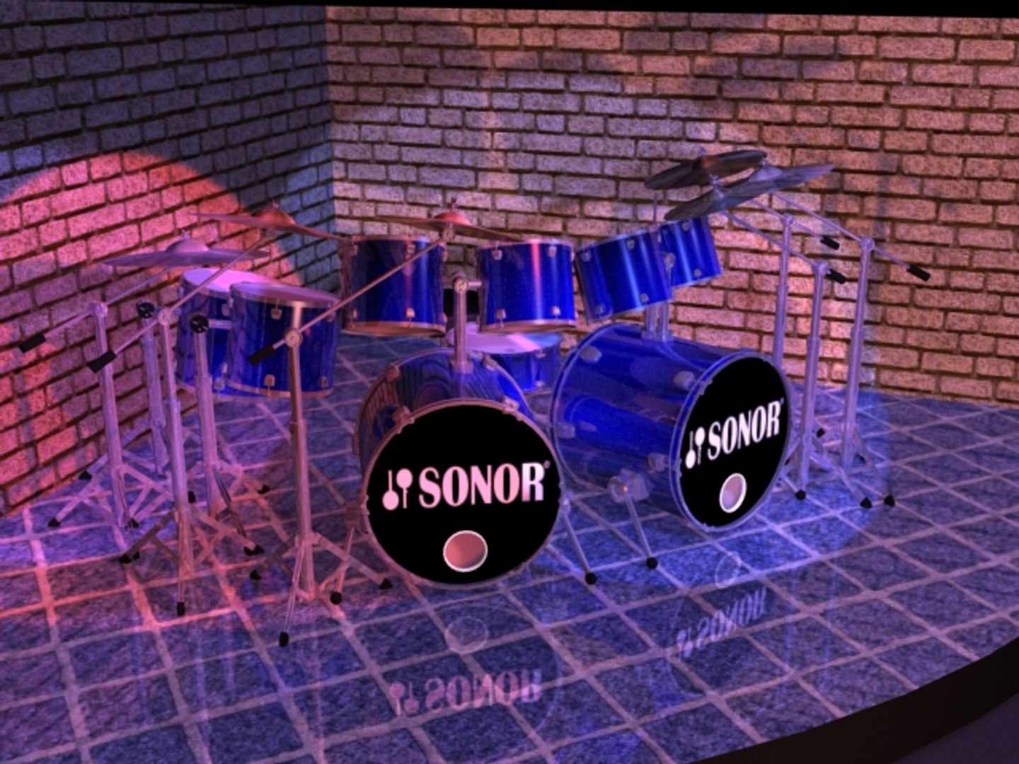Rock Drum Set Style Max