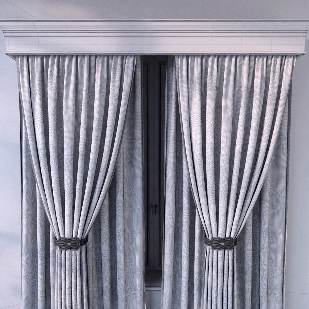 window curtain 3d model