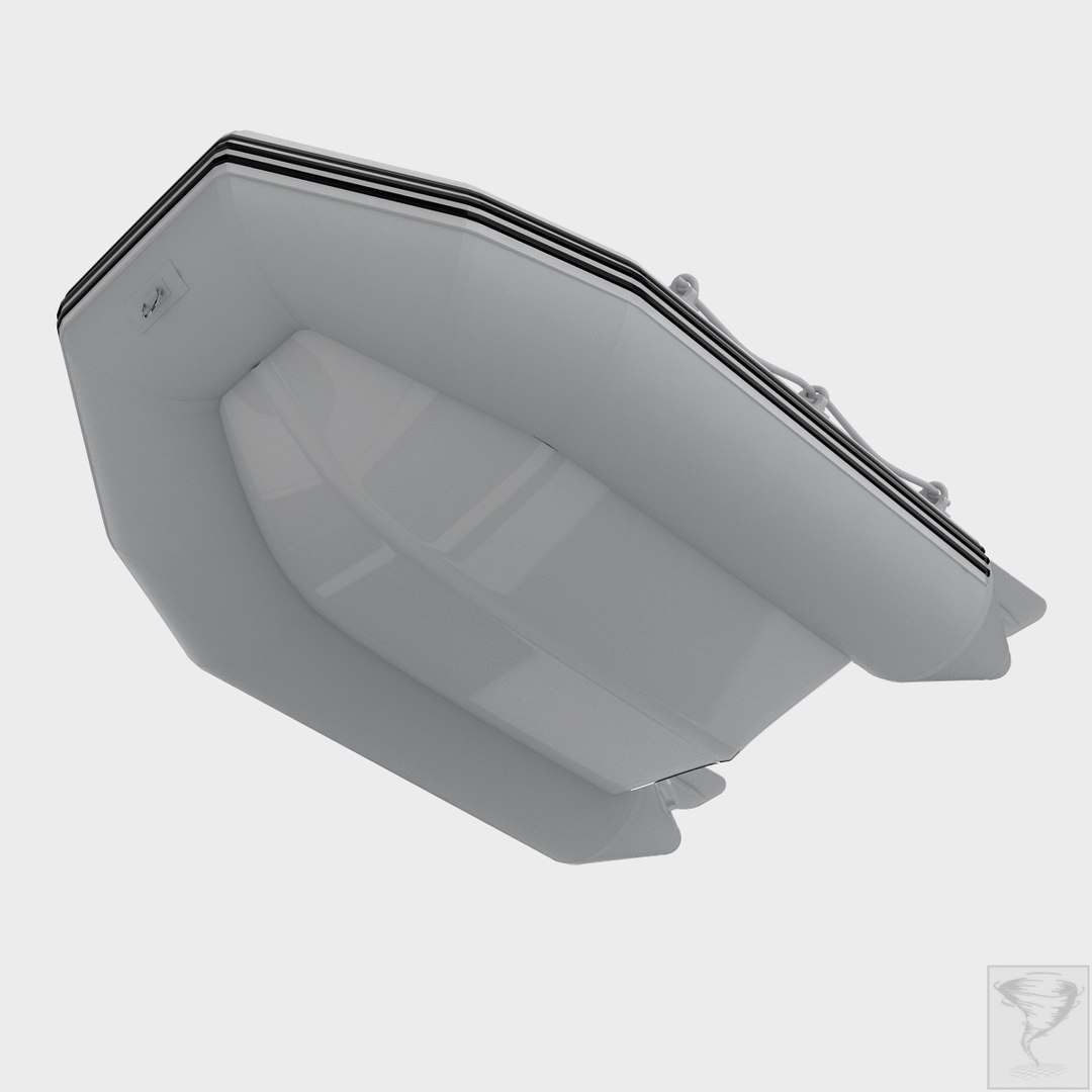rafting boat 3d model
