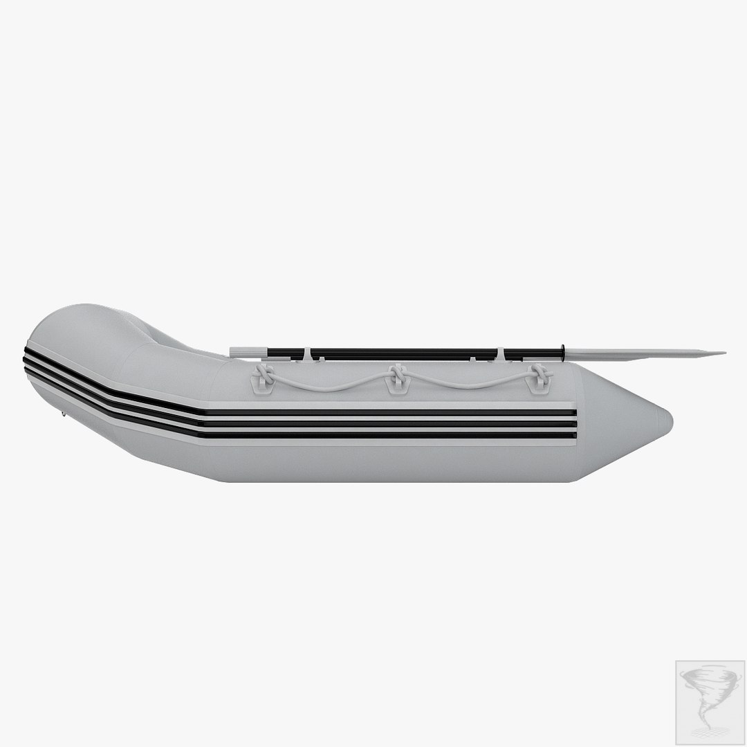 rafting boat 3d model
