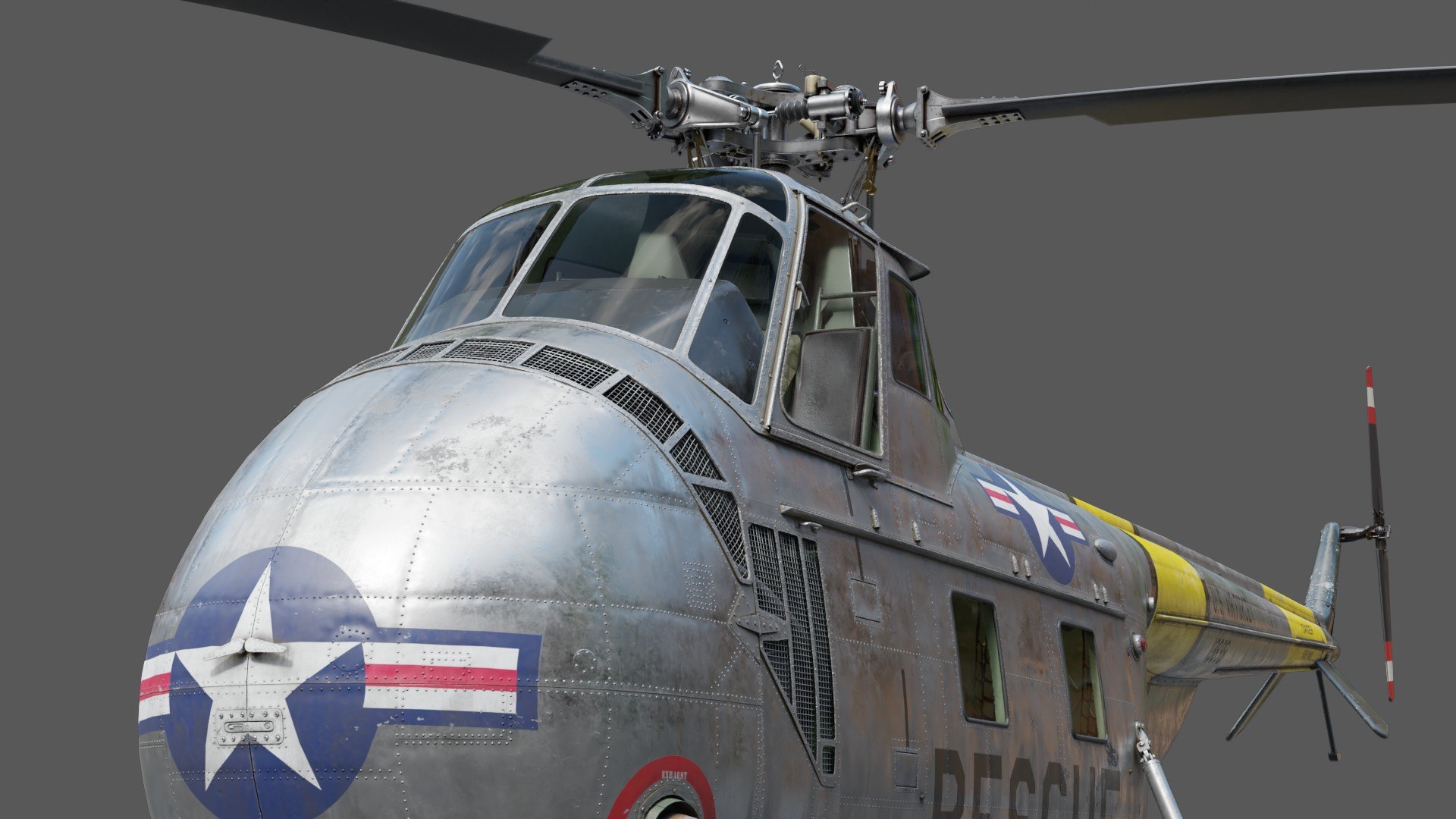 Sikorsky H-19 Chickasaw PBR 2 3D - TurboSquid 1754837