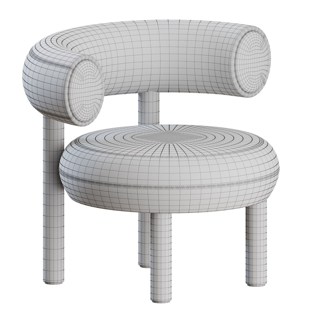 Fat Lounge Chair By Tom Dixon 3D Model - TurboSquid 1829586