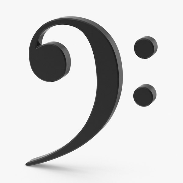 Bass Clef 3D Models for Download | TurboSquid